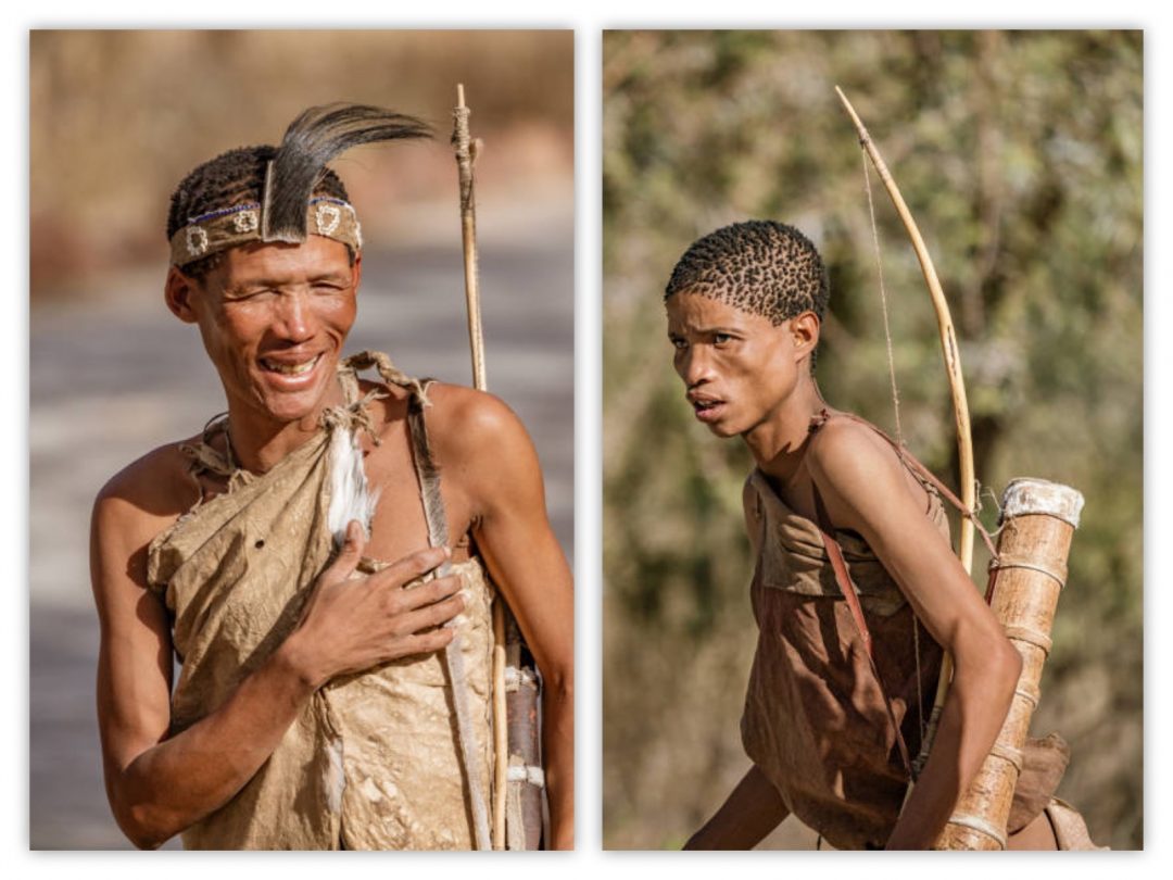 San tribes in the Southern Africa